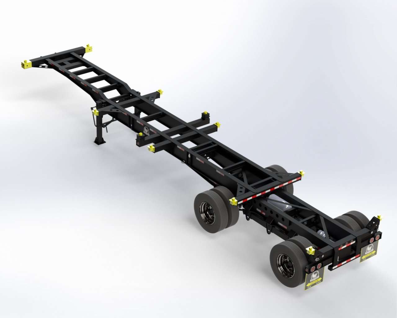 20-40 feet spread axles slider container chassis - KOTINOCHI CHASSIS