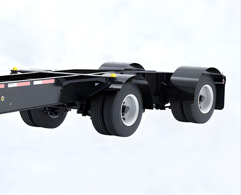 ISO tank with 4 twist lock container chassis - KOTINOCHI CHASSIS